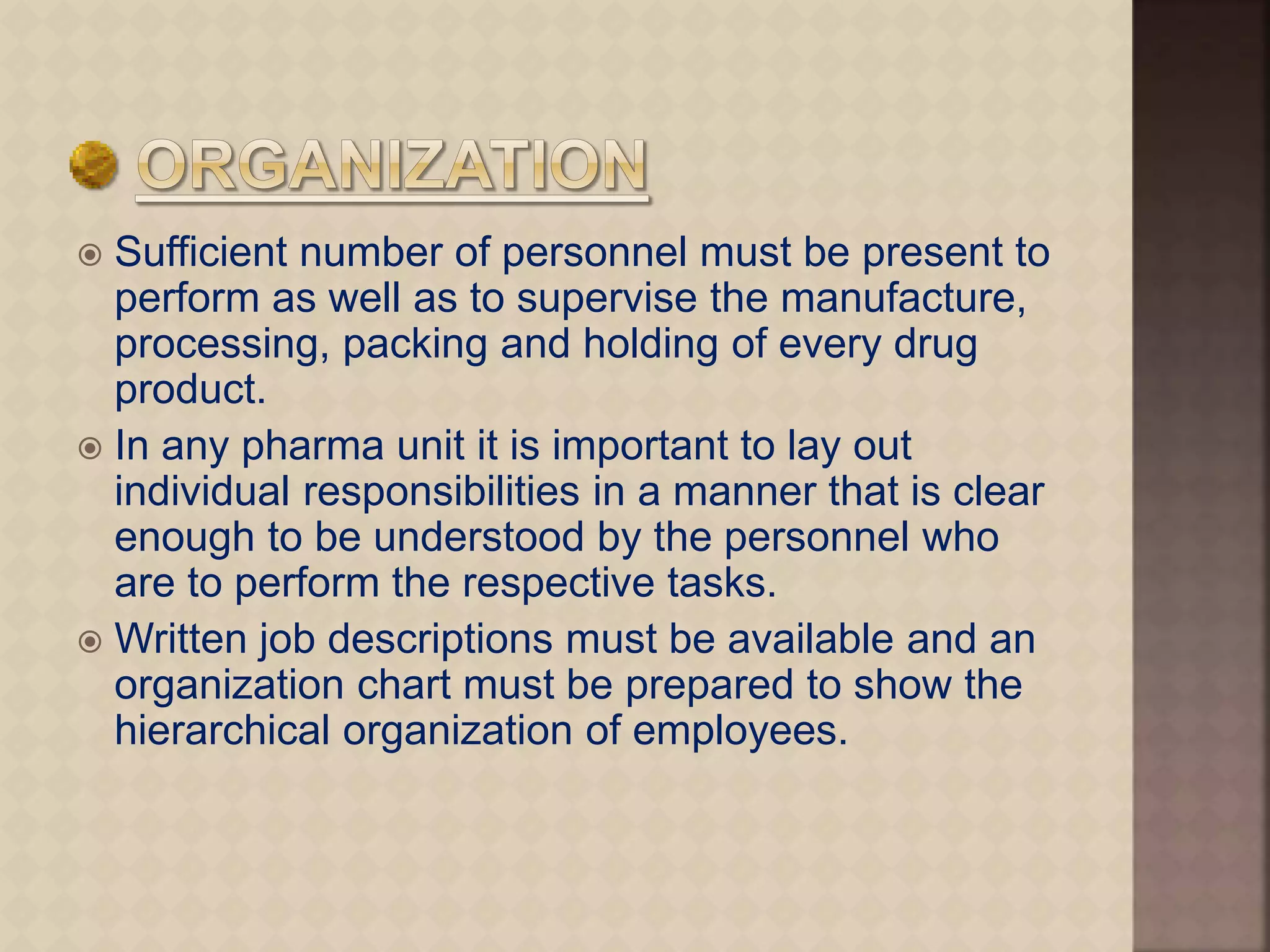 Organization and personnel | PPTX