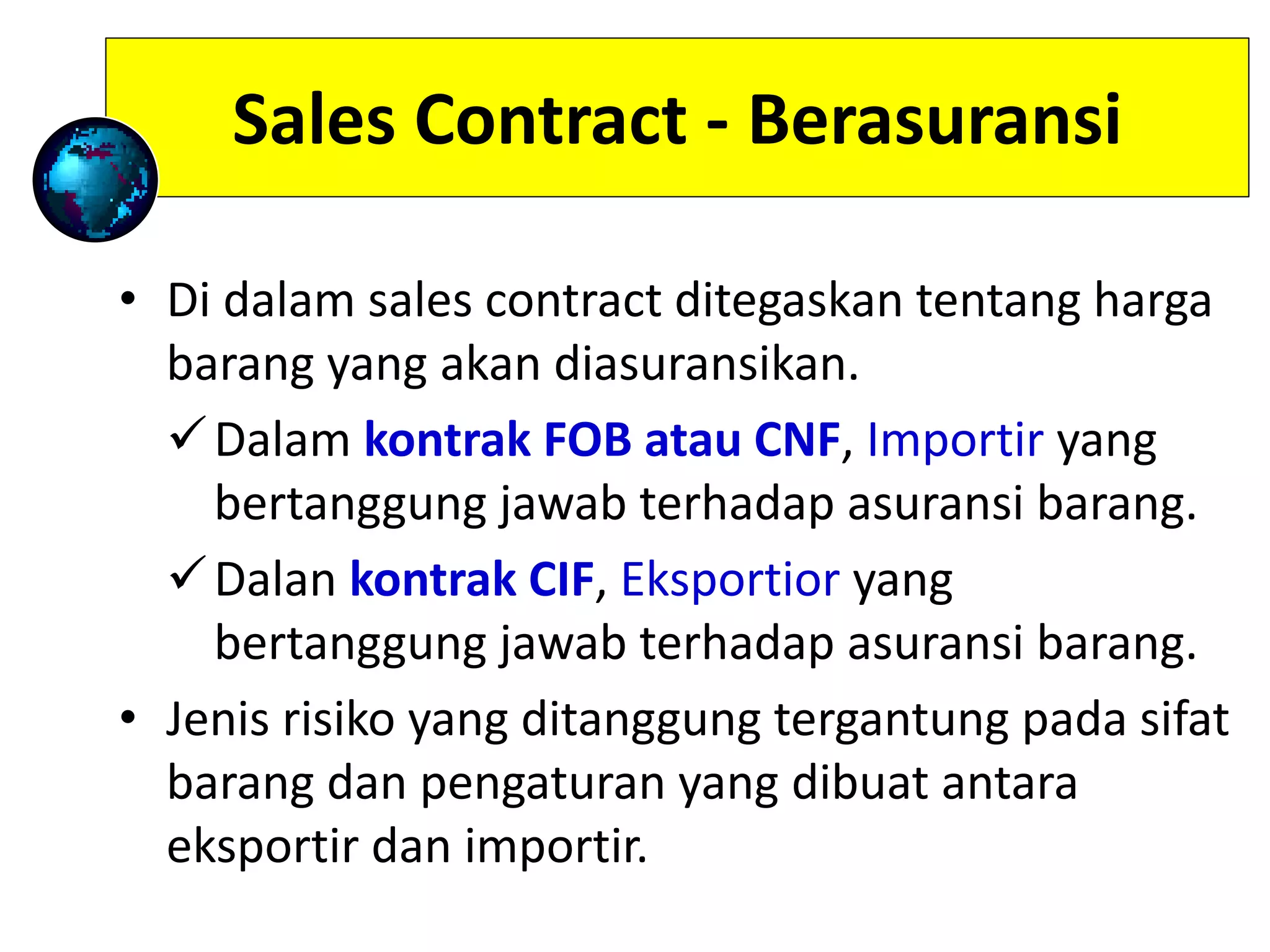 Sales Contract & Pembayaran International _ Materi Training ...