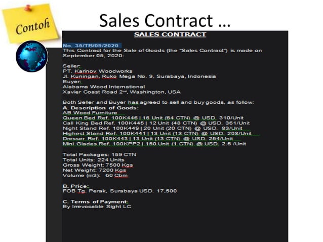 Sales Contract & Pembayaran International _ Materi Training ...