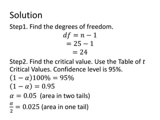 7. the t distribution | PPTX