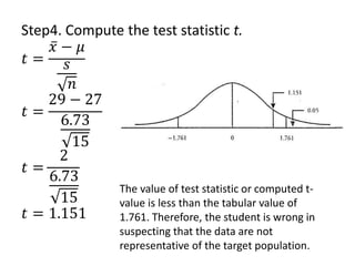 7. the t distribution | PPTX