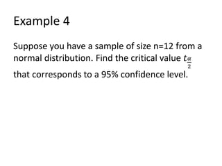 7. the t distribution | PPTX