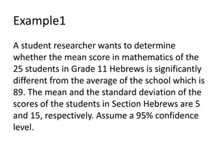 7. the t distribution | PPTX