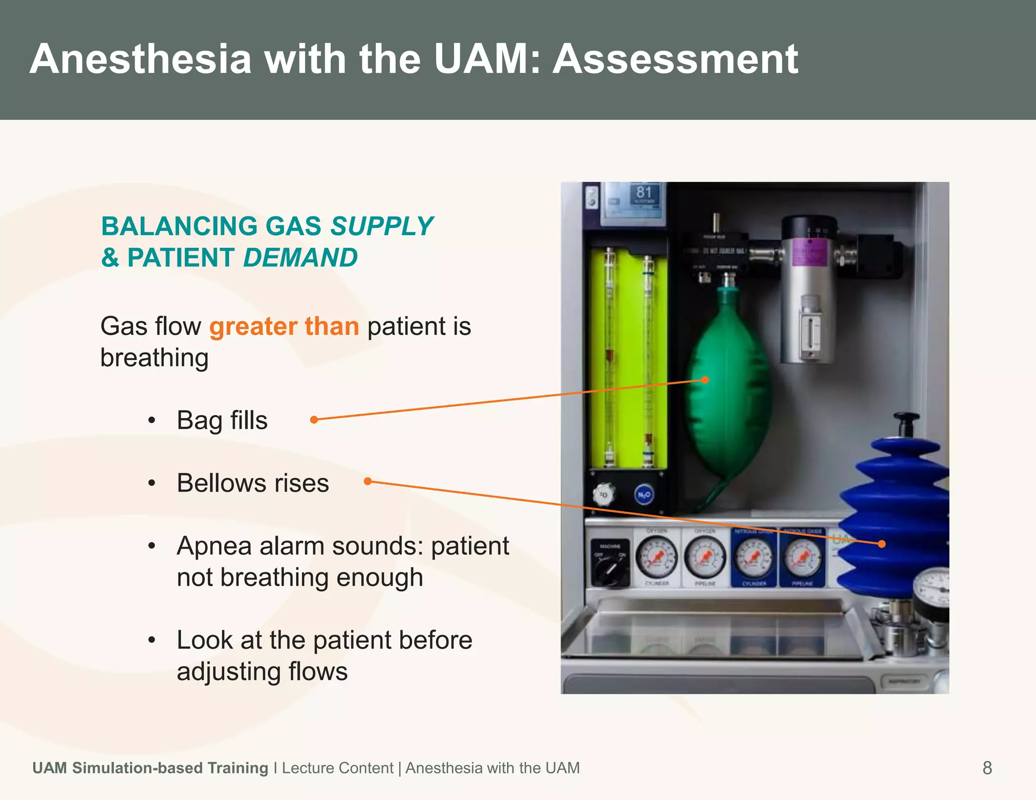 Anesthesia with the UAM | PPTX