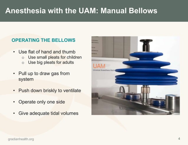 Anesthesia with the UAM | PPTX