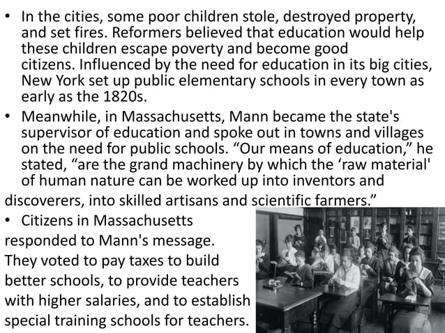 Reform Movements in Antebellum America | PPT