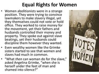 Reform Movements in Antebellum America | PPTX | Crime & Harmful Acts to ...