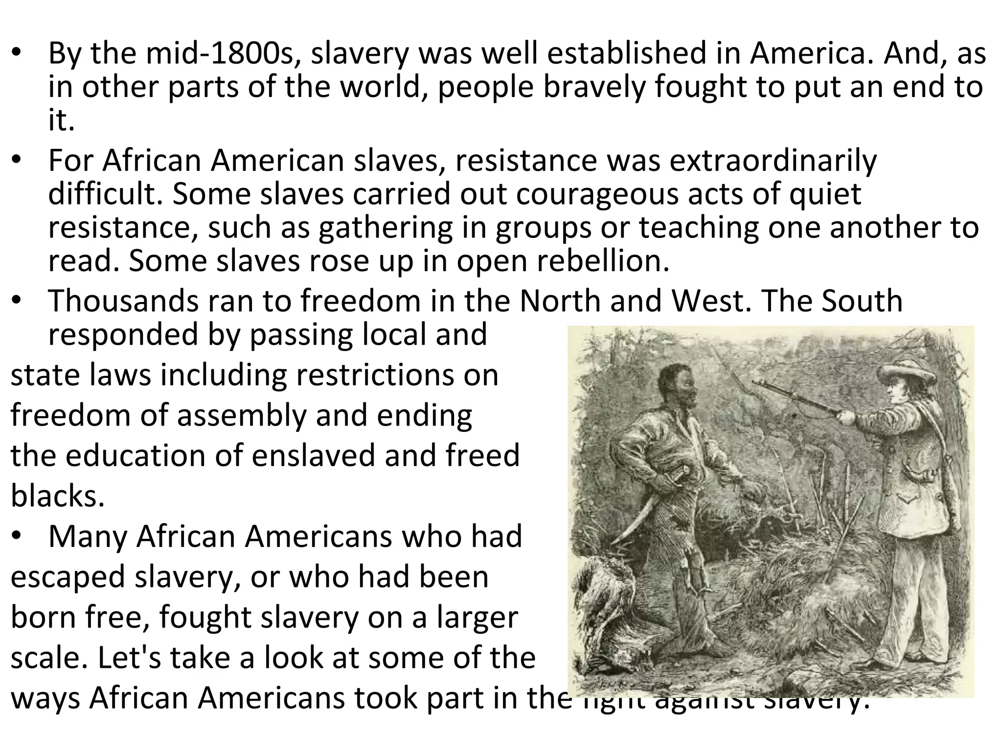 African Americans in Antebellum America | PPTX