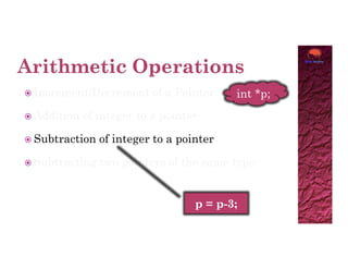 7. Pointer Arithmetic | PPT
