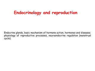 7. endocrinology and reproduction | PPT