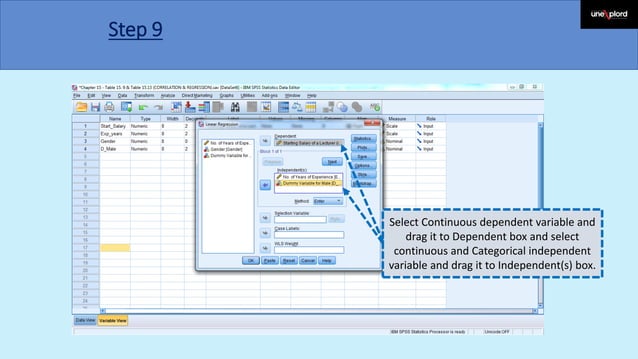 Multiple Linear Regression In Spss Procedure And Output Pdf