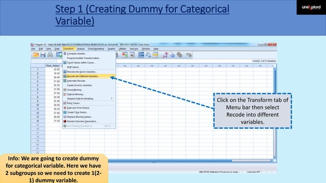 multiple linear regression in spss (procedure and output) | PDF