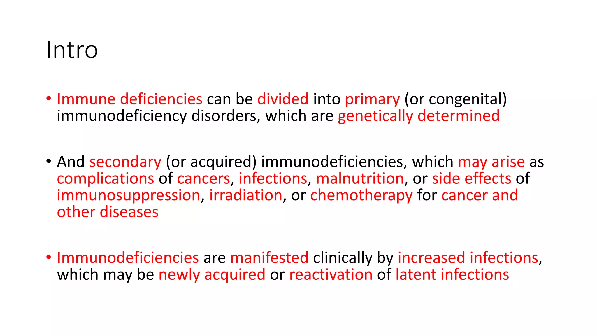 7. immunodeficiency syndromes | PPTX