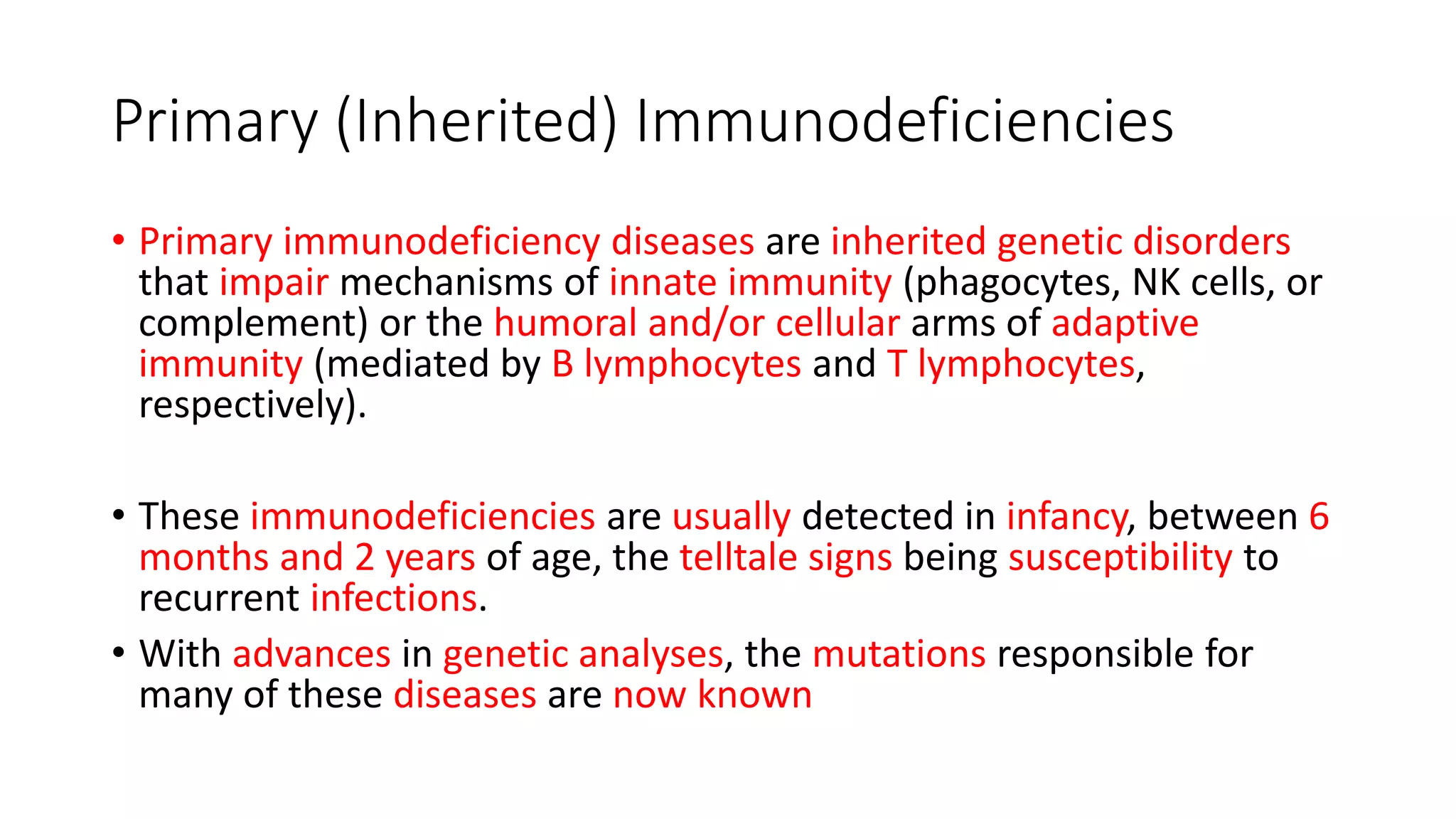 7. immunodeficiency syndromes | PPTX