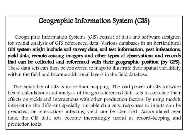 Site specific nutrient management (SSNM) system | PDF