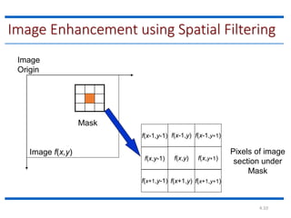 7. image enhancement using spatial filtering | PPT