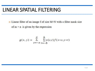 7. image enhancement using spatial filtering | PPT