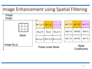 7. image enhancement using spatial filtering | PPT