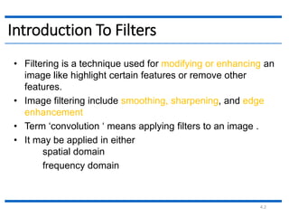7. image enhancement using spatial filtering | PPT