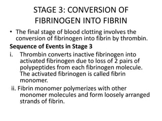 7.clotting mechanism of blood | PPTX