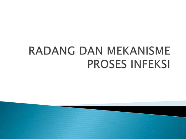 Radang dan mekanisme proses infeksi | PPTX