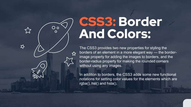 CSS3: Border And Colors | PPT