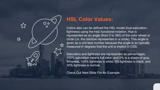 CSS3: Border And Colors | PPTX