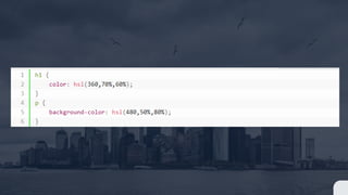 CSS3: Border And Colors | PPTX
