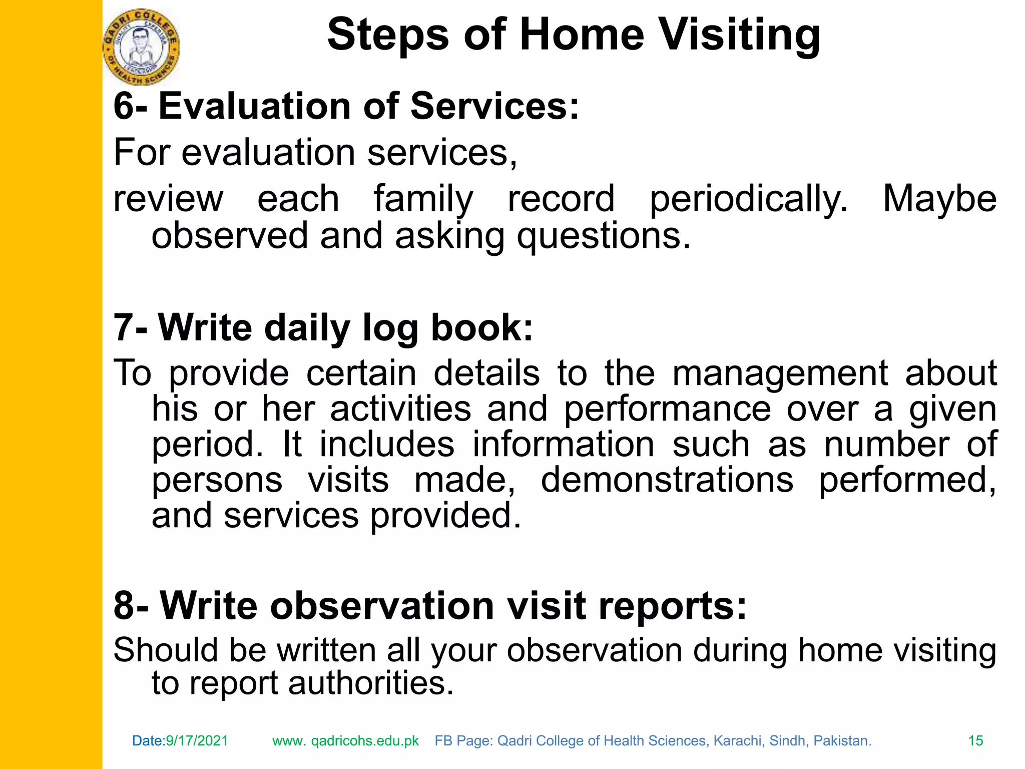 Introduction to Home Visiting | PPTX