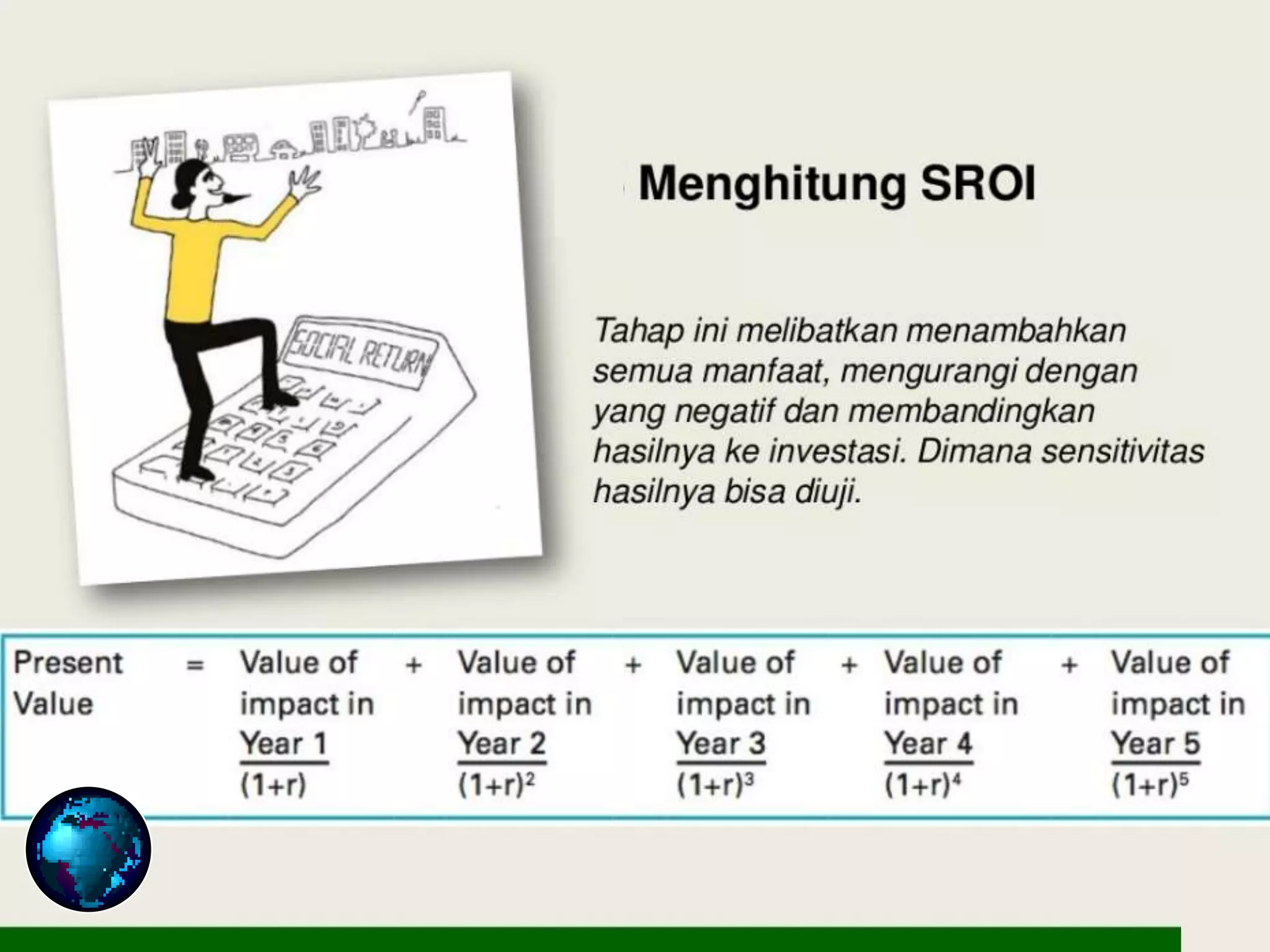 Pengukuran Nilai dan Penghitungan SROI | PPTX