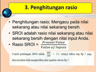 Pengukuran Nilai dan Penghitungan SROI | PPTX
