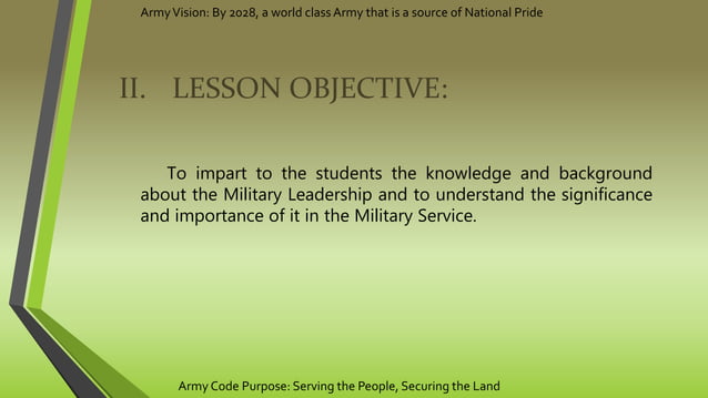 7. military leadership | PPTX