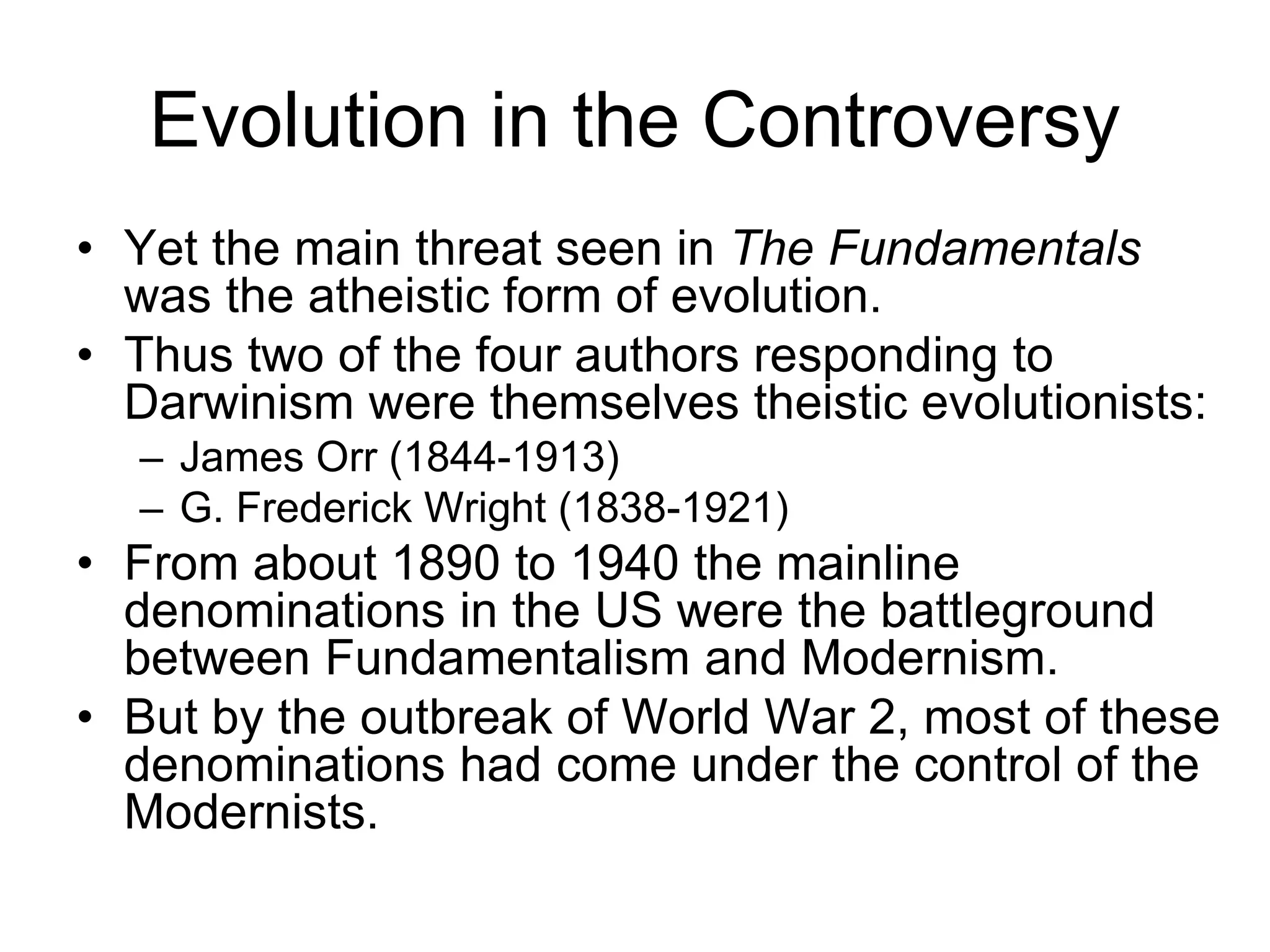 creationism vs evolution | PPT