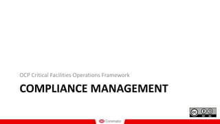 7. Process: ocp cfops compliance mgmt | PPT