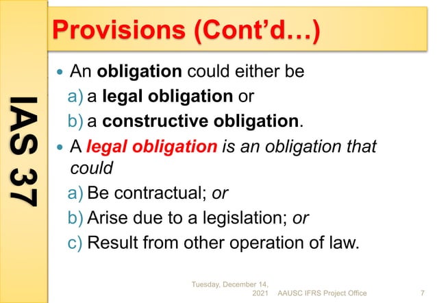 7.ias 37 provision | PPTX | Stocks and Bonds | Personal Investing