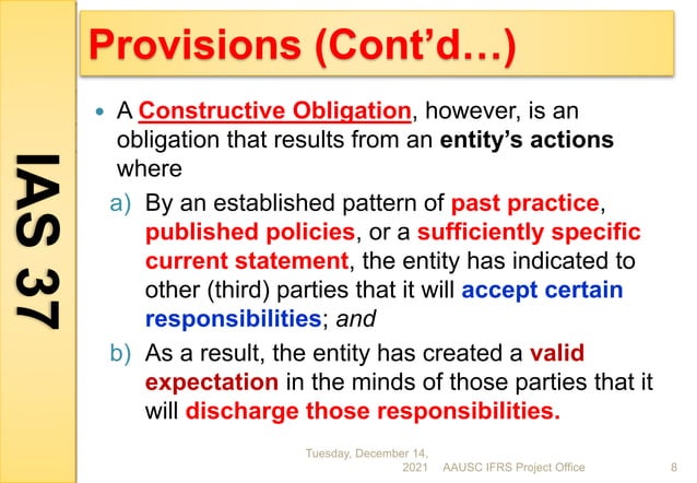 7.ias 37 provision | PPTX | Stocks and Bonds | Personal Investing
