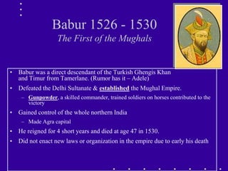 mughal empire | PPT