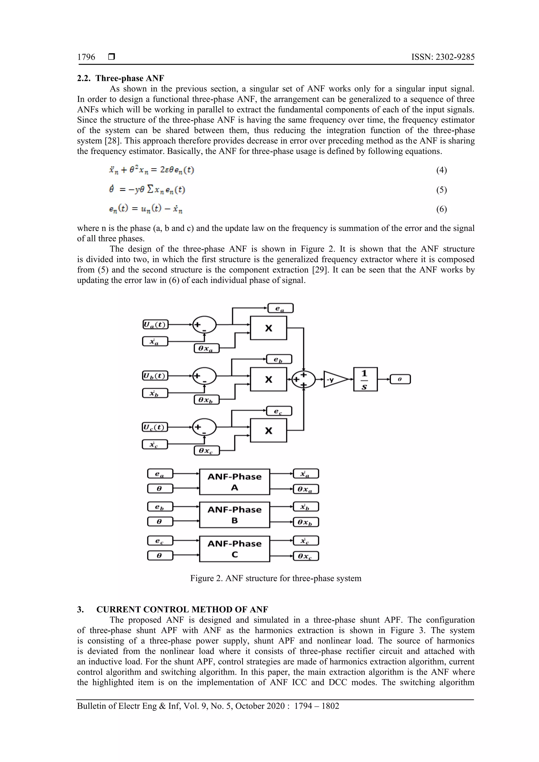 Adaptive notch filter under indirect and direct current controls for ...