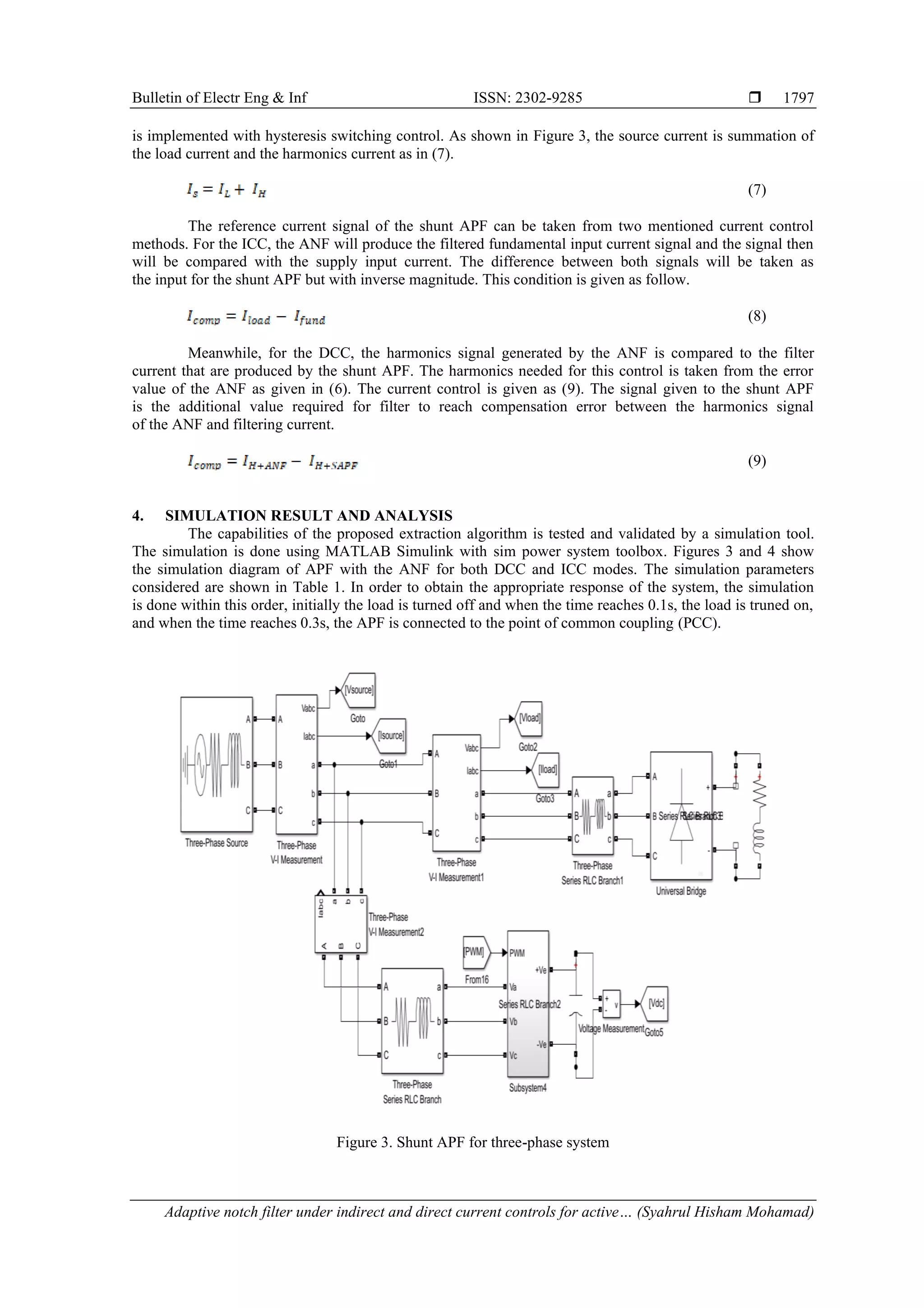 Adaptive Notch Filter Under Indirect And Direct Current Controls For Active Power Filter Pdf