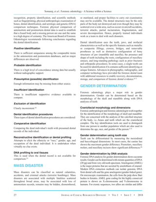 Forensic Odontology - A Science within a Science | PDF | Oral care ...