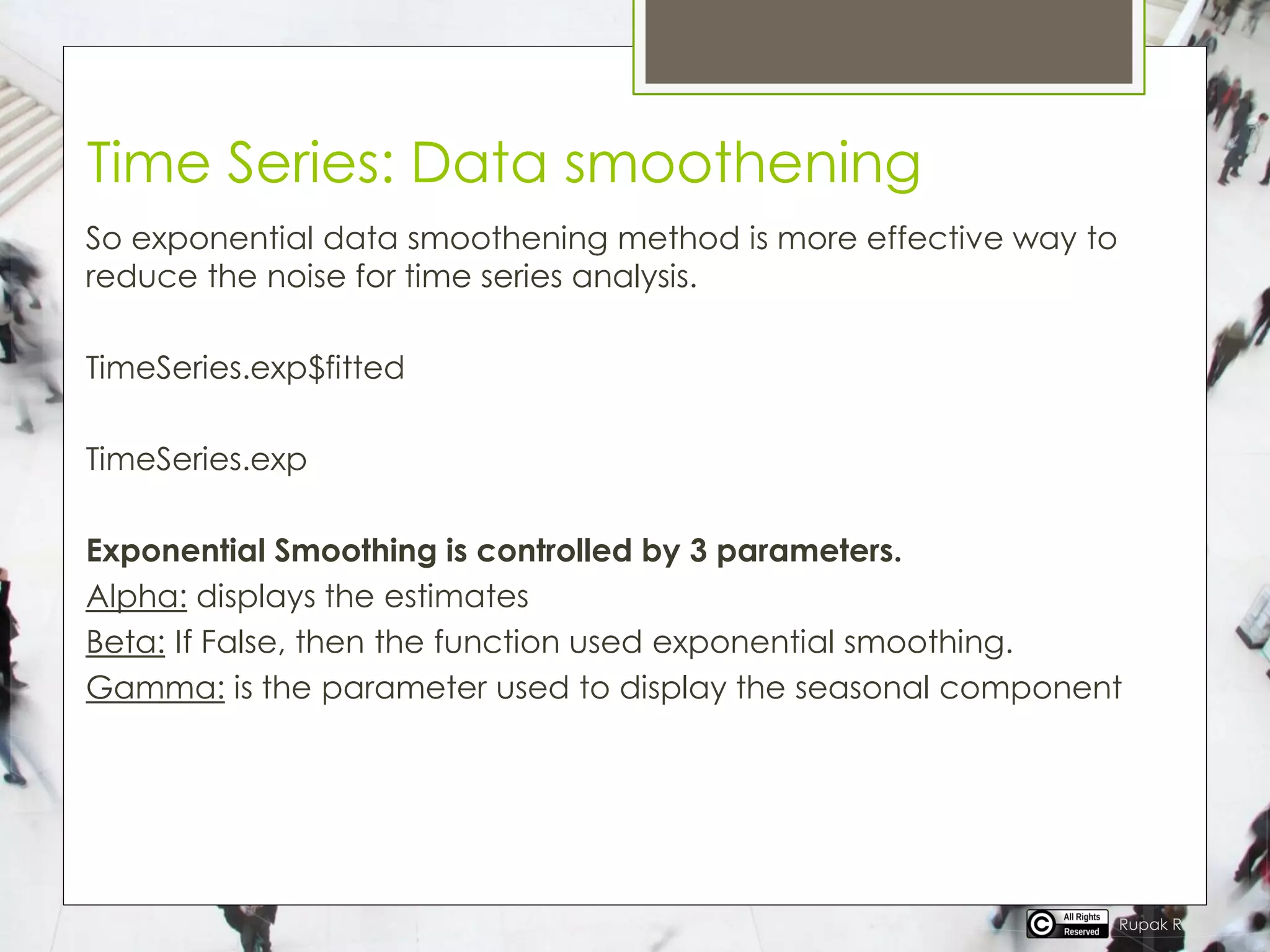 Machine Learning - Time Series Part 2 | PPT