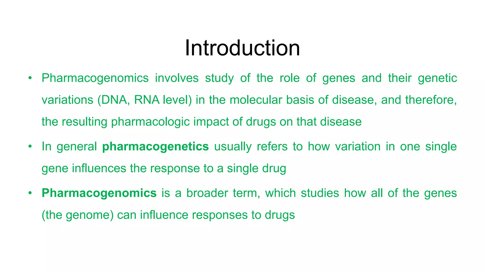 7. pharmacogenetics | PPTX