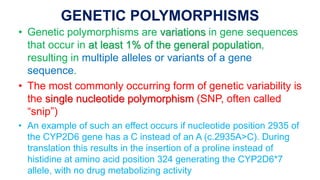 7. pharmacogenetics | PPTX