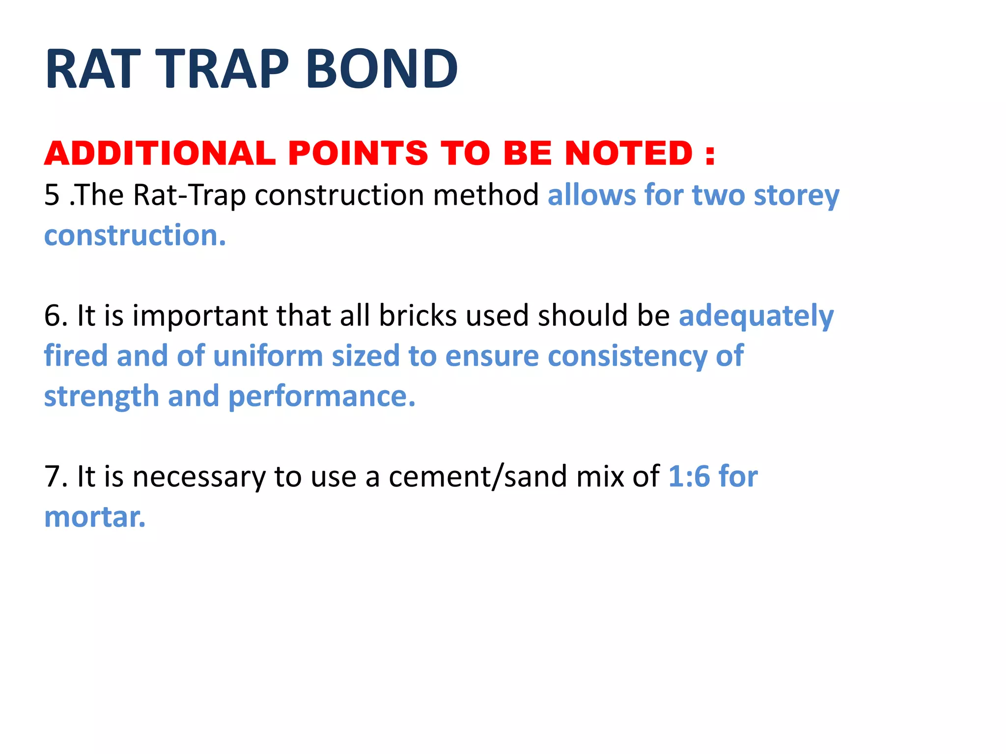 7.rat trap bonds | PPTX