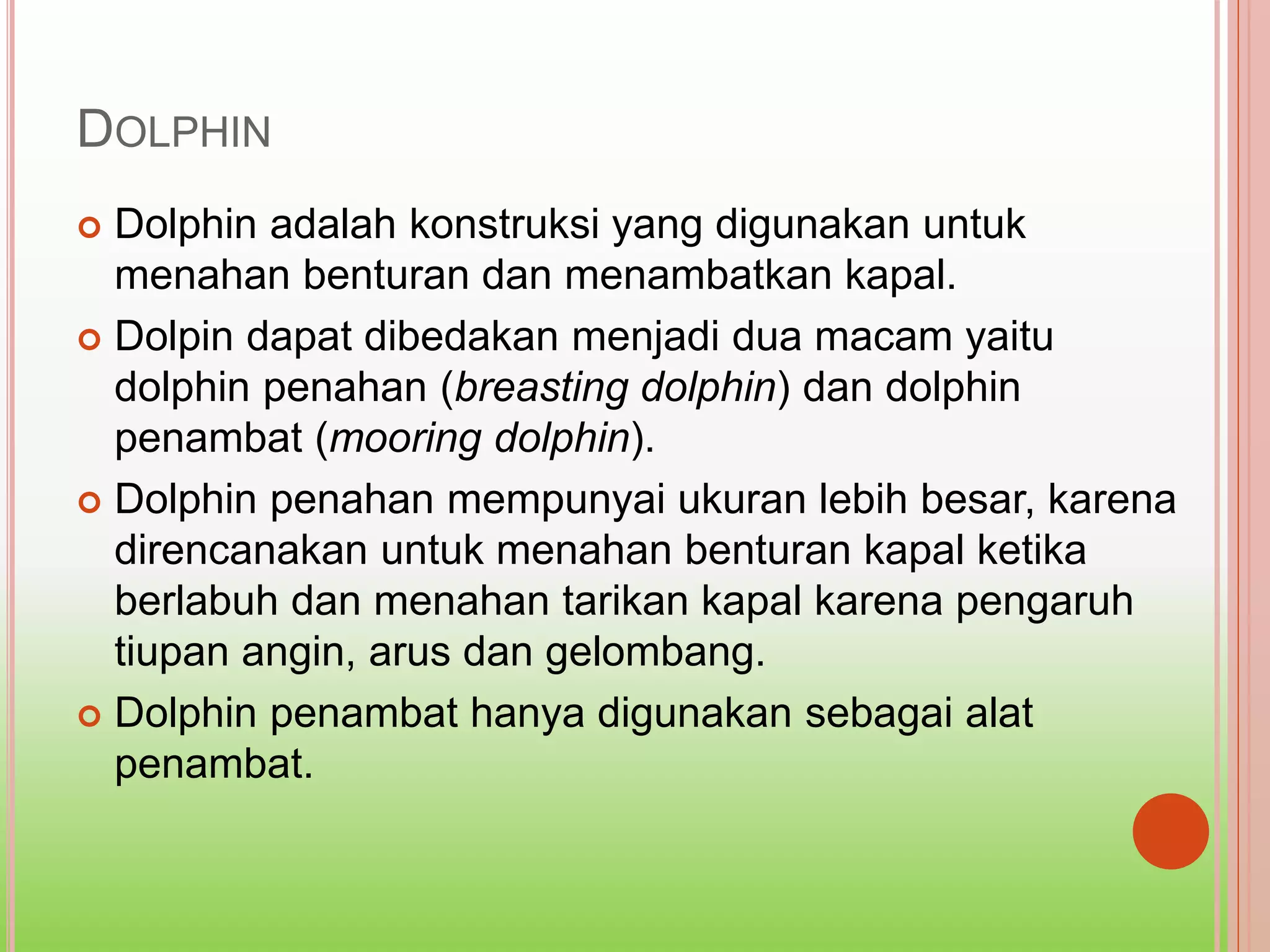 7. fender dan alat penambat | PPTX