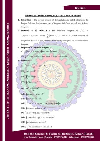 Integrals | PDF