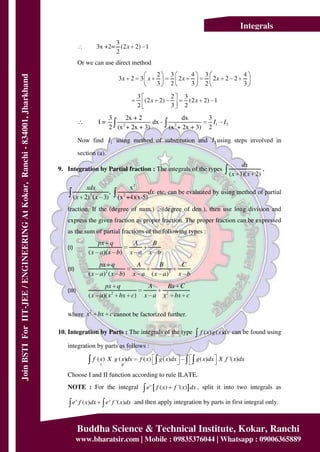 Integrals | PDF