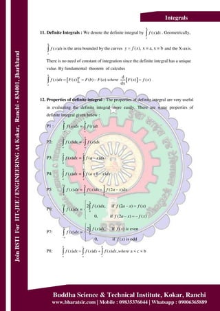 Integrals | PDF