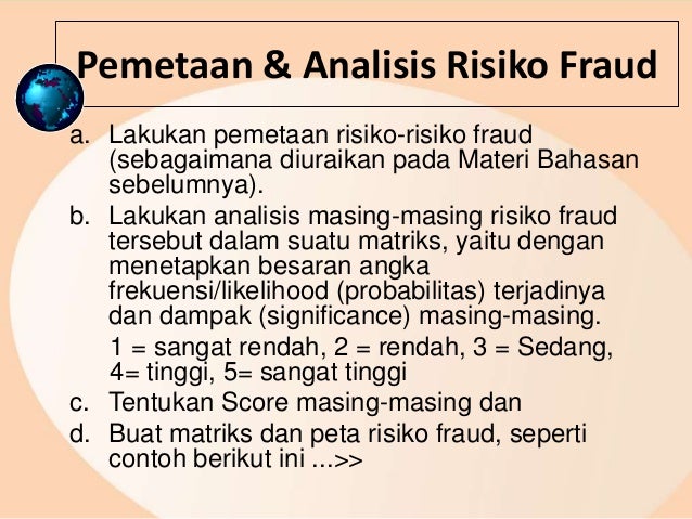 Penyusunan dan Membangun Fraud Risk Register _Training FRAUD RISK ...