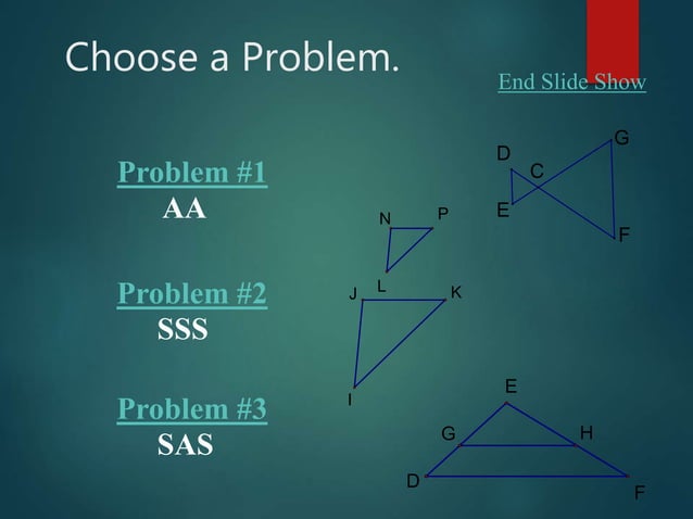7.3 proving triangles similar | PPT